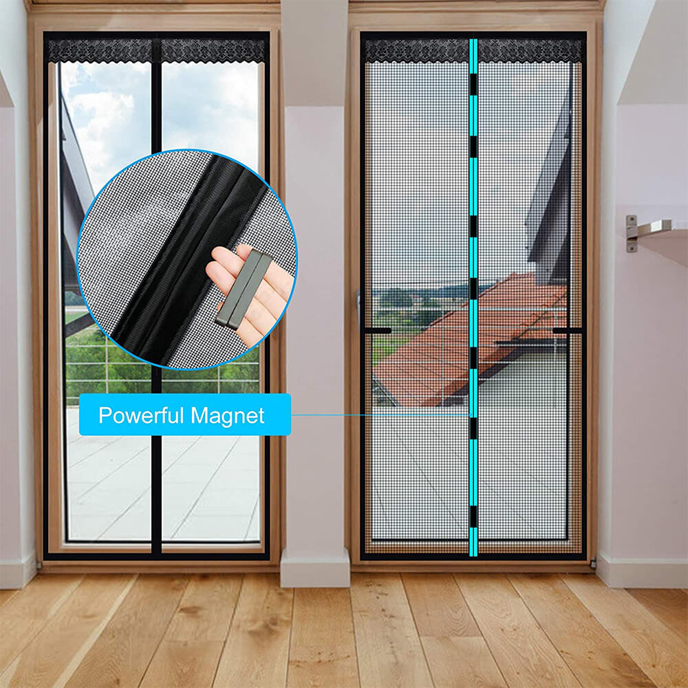 Magnetic Screen Door | Magic Mesh Screen | As Seen On Tv Screen Door ...